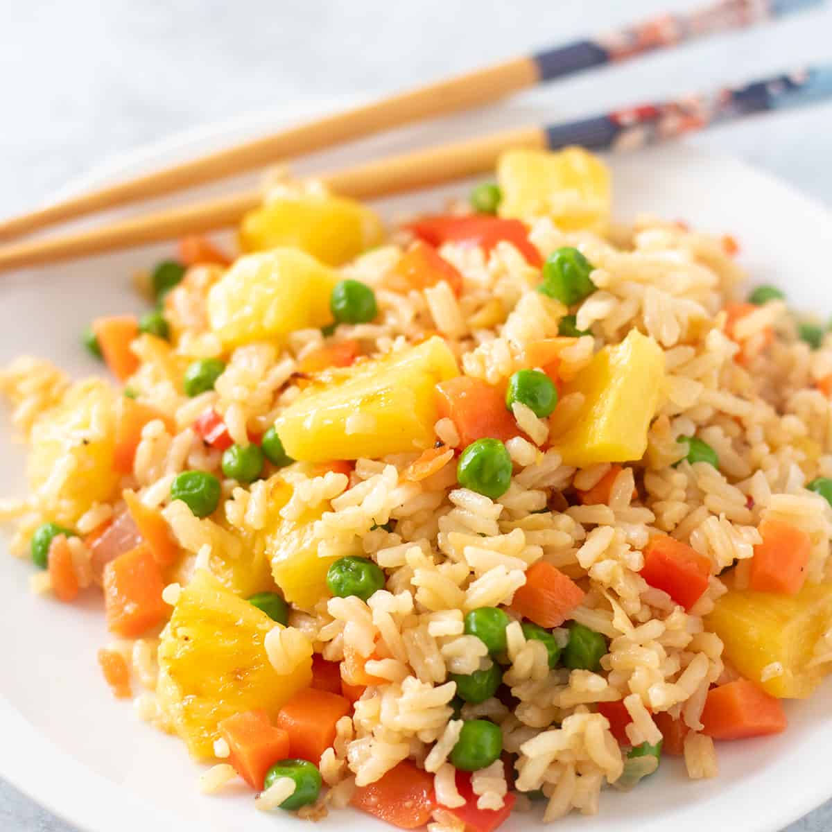 Pineapple Fried Rice Recipe (Vegan, Gluten Free) - Apples for CJ