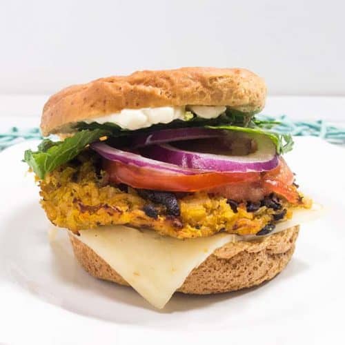 Butternut Squash Veggie Burgers - Apples for CJ