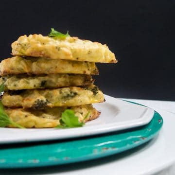 Baked Potato Broccoli Cakes - Apples for CJ