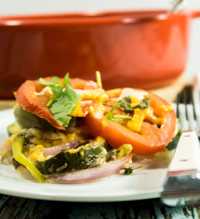 Cheesy Zucchini Cilantro Casserole - Apples for CJ