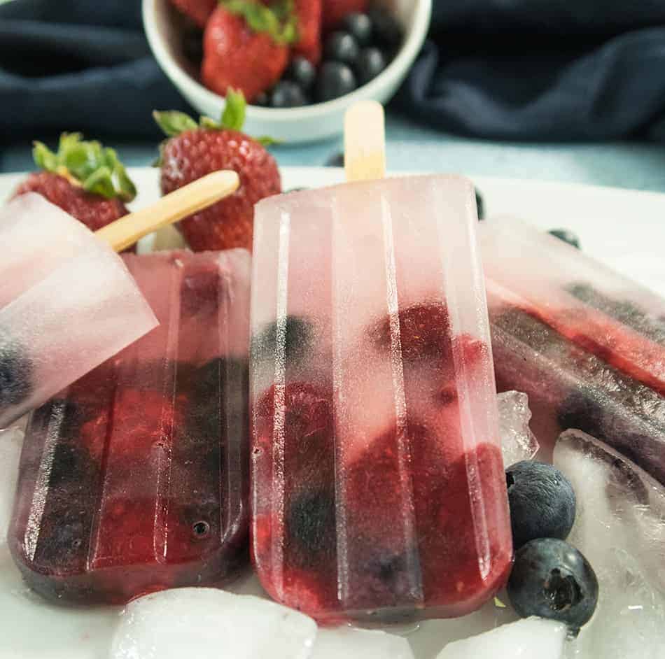 Coconut Water Fruit Popsicles (Vegan & Paleo) | Apples for CJ