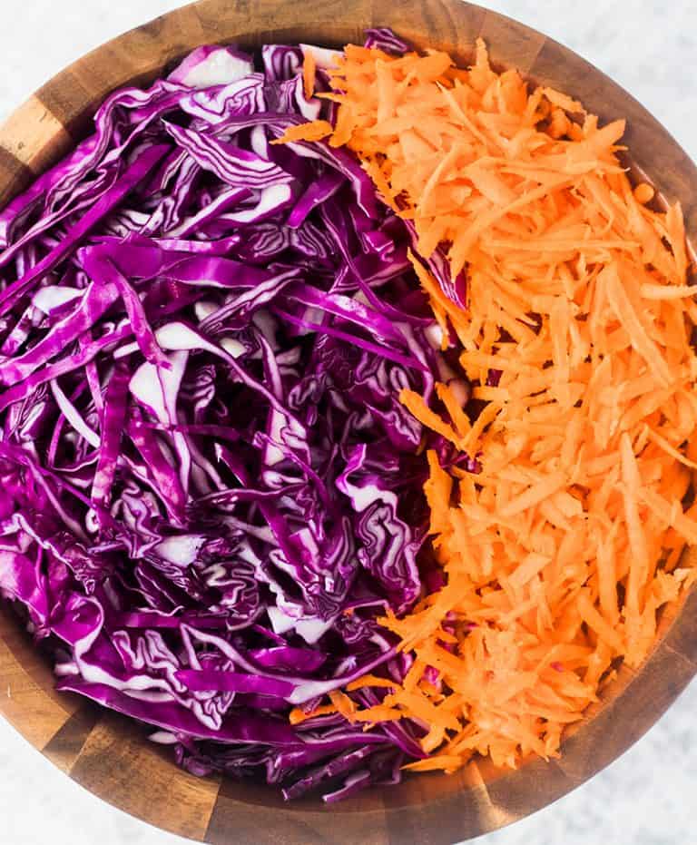 Red Cabbage Salad (Vegan, Gluten Free) - Apples for CJ