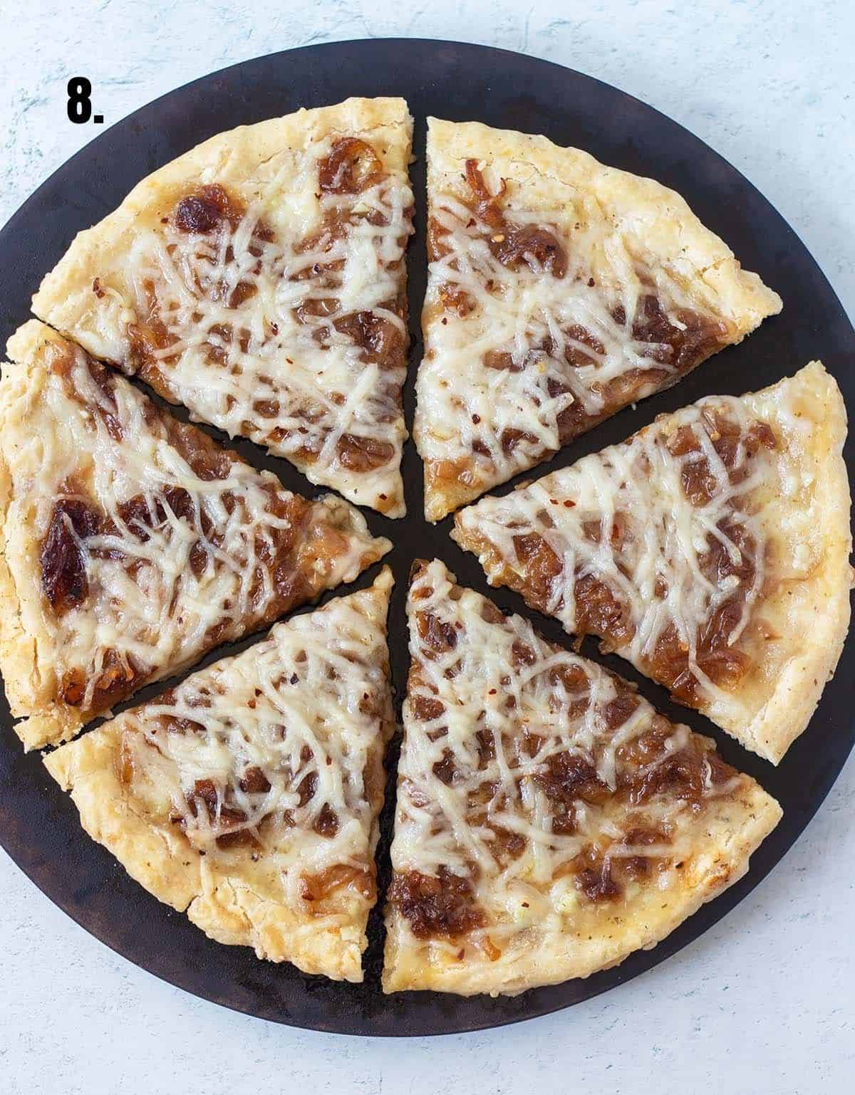 Caramelized Onion Pizza With Cream Cheese - Apples for CJ